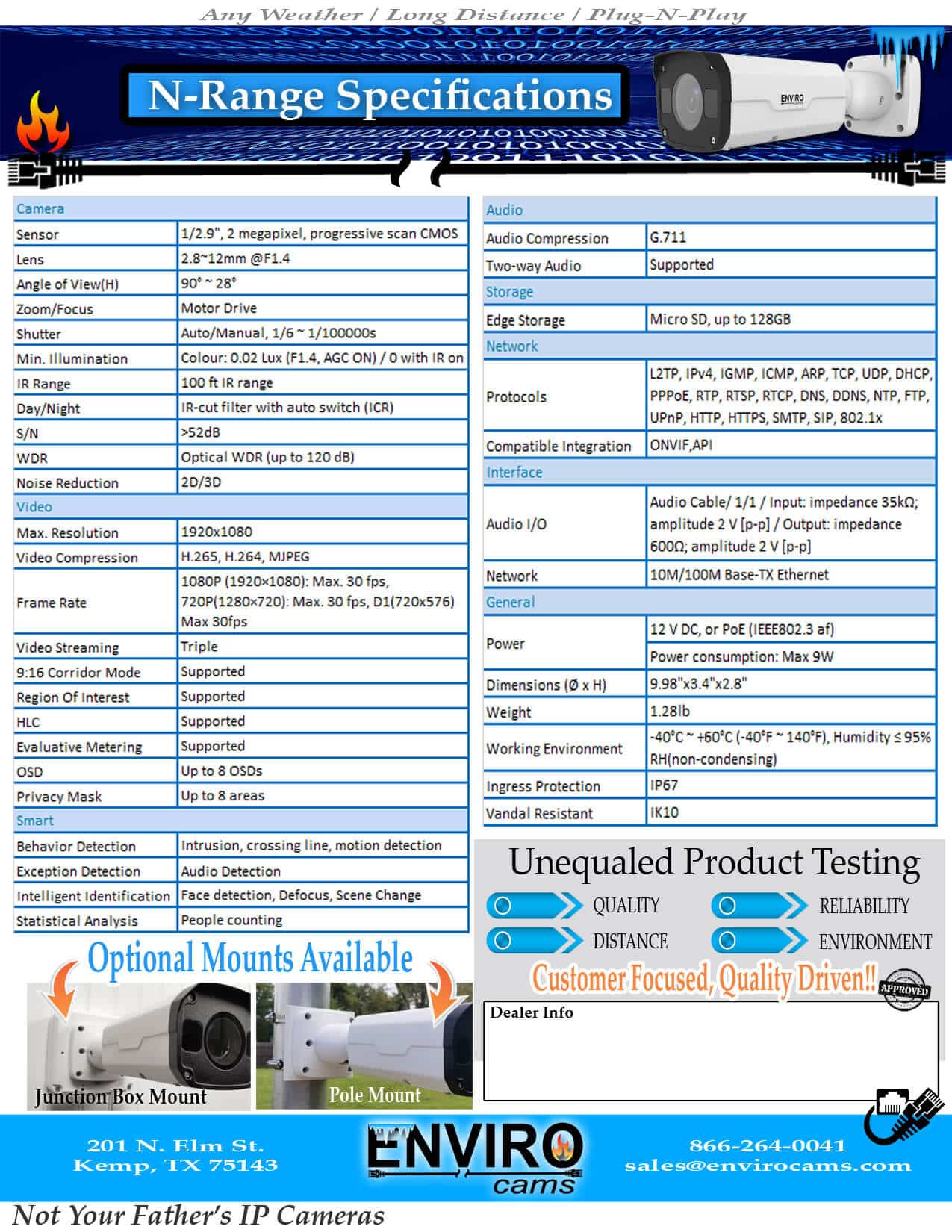 infrared Bullet Security Camera
