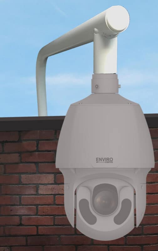 Parapet PTZ (Pan Tilt Zoom) Security Camera Mount by StrongPoles