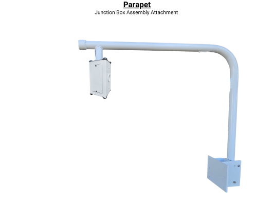Parapet PTZ (Pan Tilt Zoom) Security Camera Mount by StrongPoles