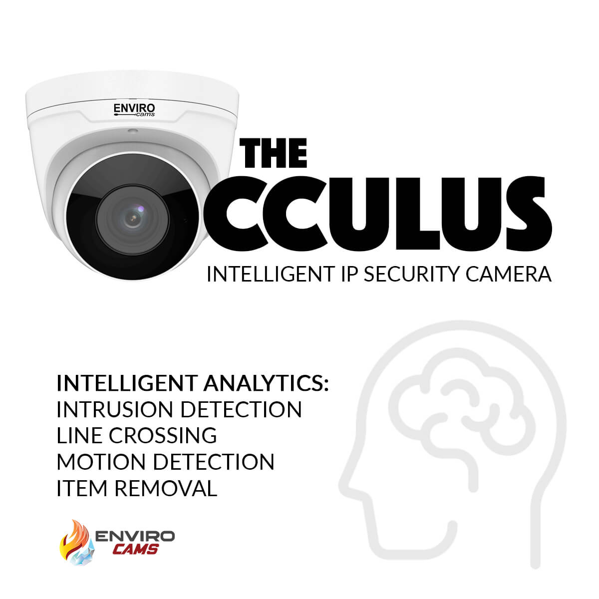 Occulus Moto-Dome Intelligent Security Cameras (available in 4K)