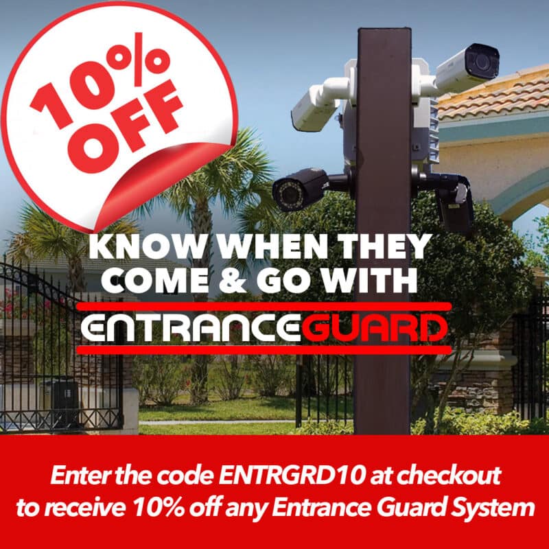 Complete Entrance Camera Systems with License Tag Capture