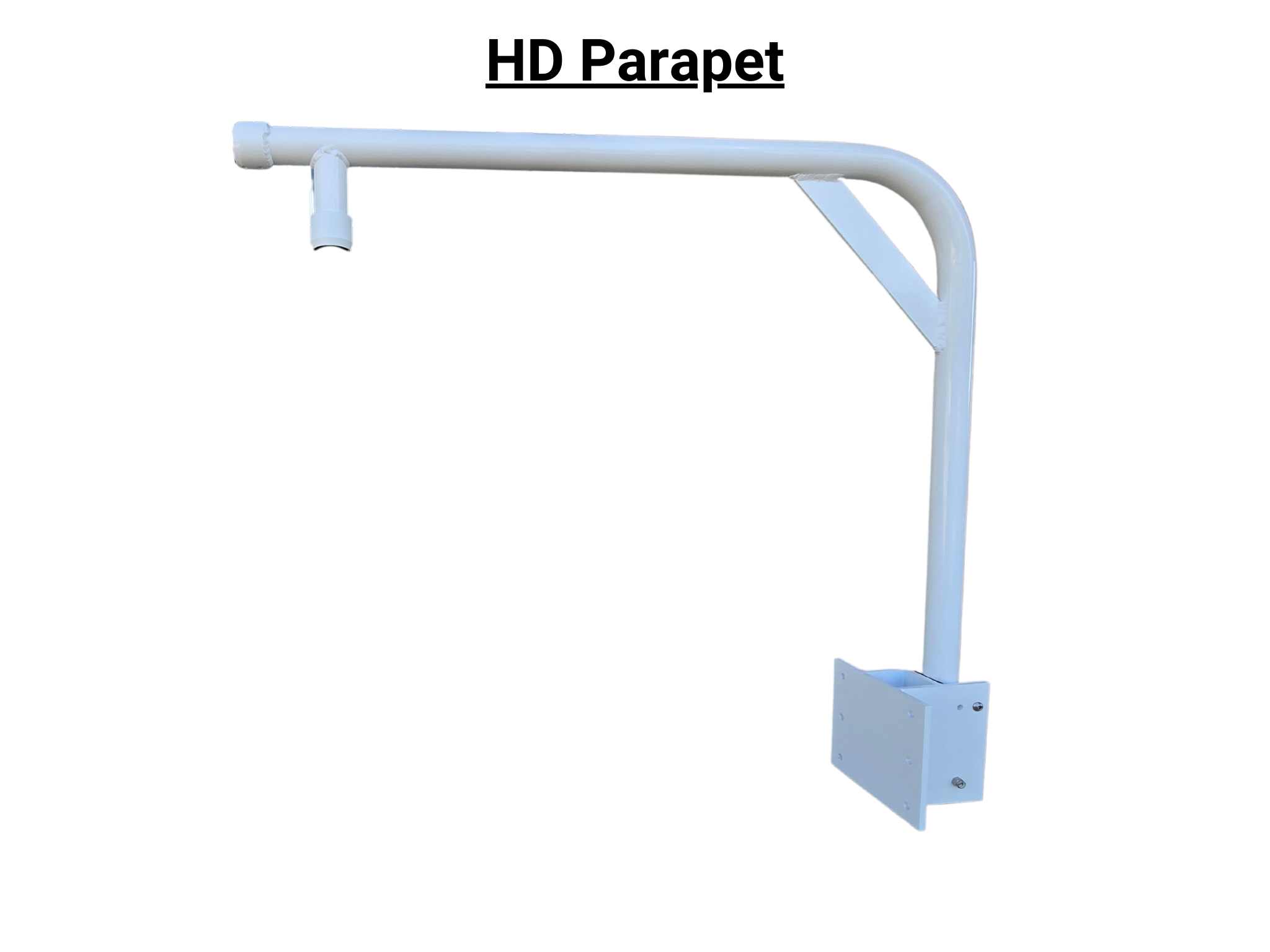 Heavy Duty Parapet Wall Security Camera Mount, StrongPoles