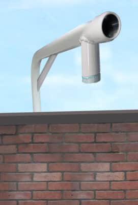 Heavy Duty Parapet Wall Security Camera Mount, StrongPoles